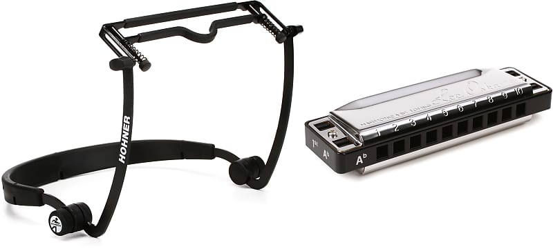 Hohner FlexRack Harmonica Holder Bundle with Lee Oskar Major | Reverb