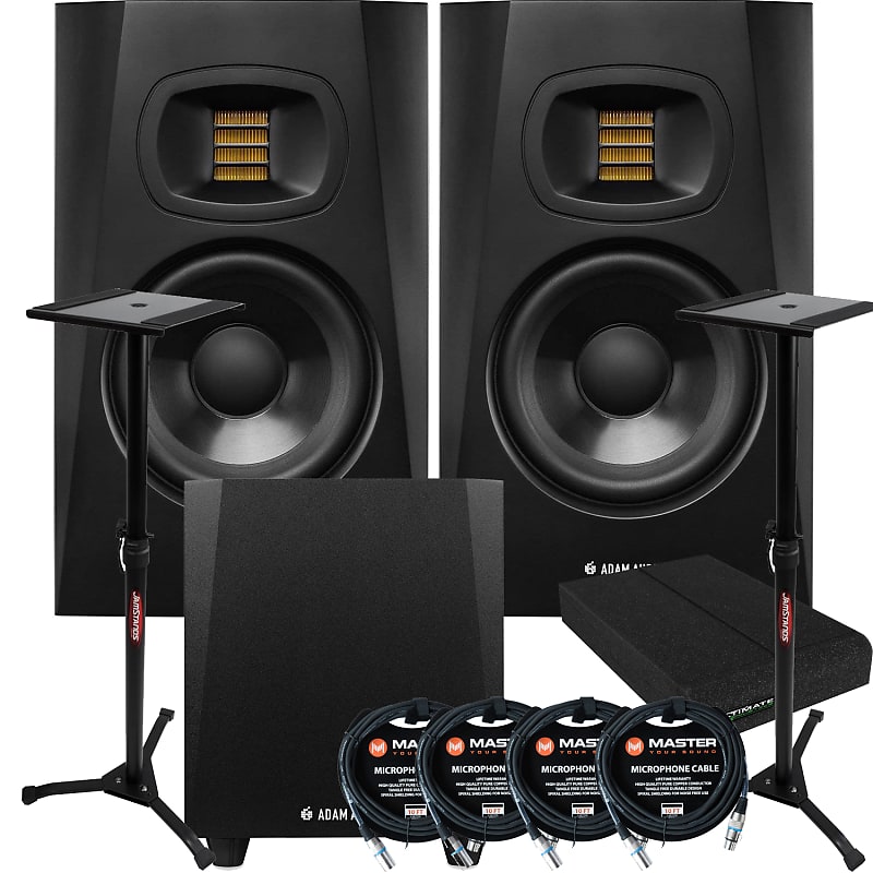 Adam Audio T7V Active Nearfield Studio Monitors (Pair) w/ | Reverb