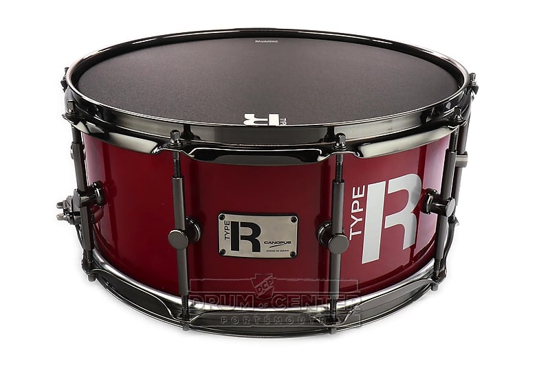 Canopus Type R Maple Snare Drum 14x6.5 Cherry Metallic | Reverb Canada