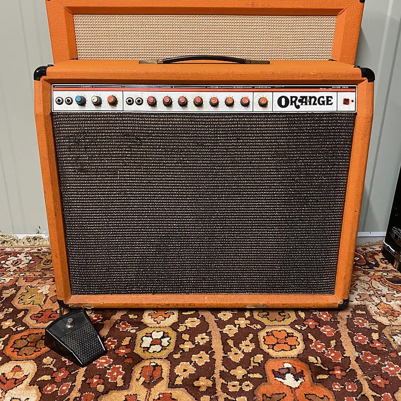 Vintage 1975 1970s Orange Hustler 125 Reverb Twin Valve | Reverb