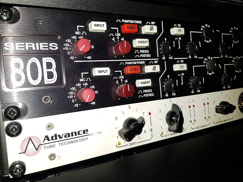 RARE Trident 80B Dual Channel Strip Rack mic preamp/EQ Slash | Reverb