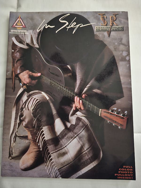 Stevie Ray Vaughan In Step tab book June 1990s | Reverb