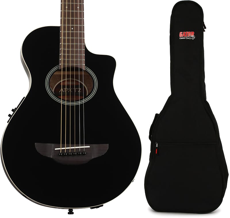 Yamaha APXT2 3/4-size Thin-line Cutaway - Black Bundle with | Reverb
