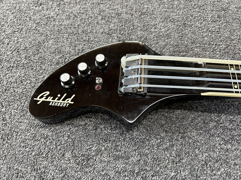 Guild Ashbory Bass 🇺🇸 USA 80's-90's - Black | Reverb