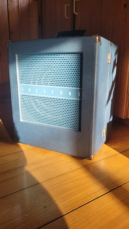 Califone 212 Split suitcase cab - Blue | Reverb