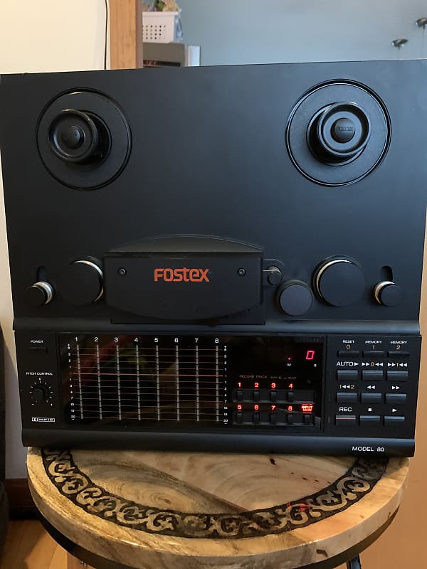 Fostex Model-80 8 Track Reel To Reel 1985 Black | Reverb