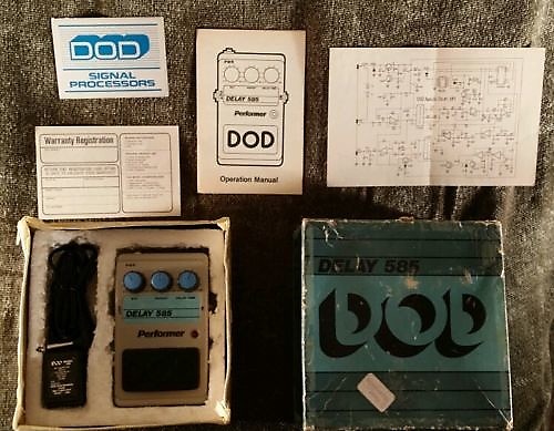 DOD Analog Delay 585 Performer late 70's-early 80's with box, | Reverb