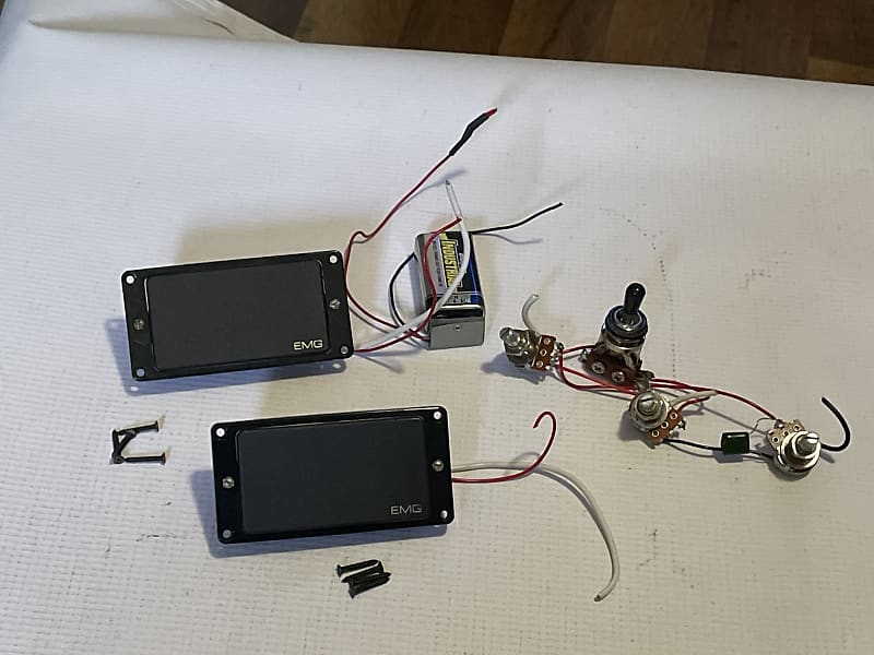 2008 USA EMG 85 & 81 Black Neck & Bridge Humbucker Guitar | Reverb