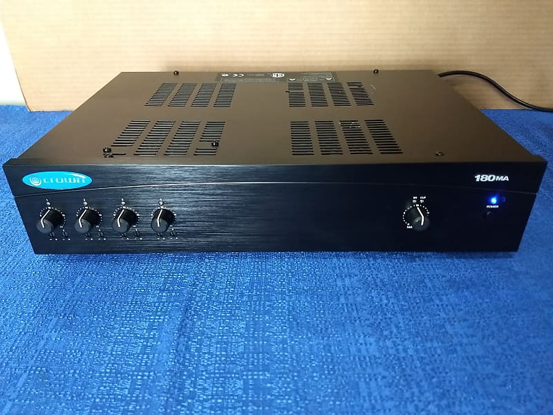 Crown 180MA 4 Channel Power Amplifier | Reverb