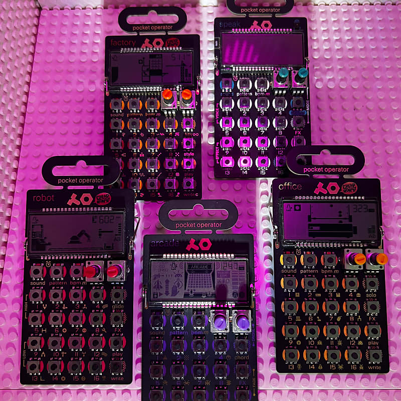 Teenage Engineering Pocket Operator Lot / Bundle of 5 Pocket | Reverb