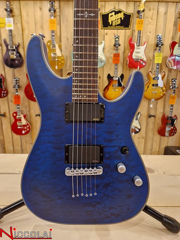 SCHECTER C-1 PLATINUM-6-STMBL | Reverb