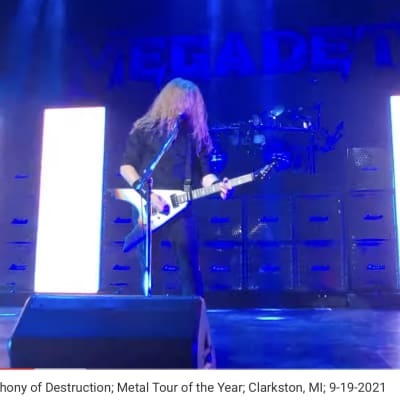 Dave Mustaine staged used Kramer flying V | Reverb