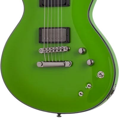 Schecter DIAMOND SERIES Kenny Hickey Solo-6 EX/S Steele Green | Reverb
