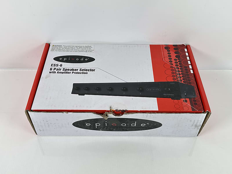 (New) Episode - ESS-6 Pair Speaker Zone Selector | Reverb Australia