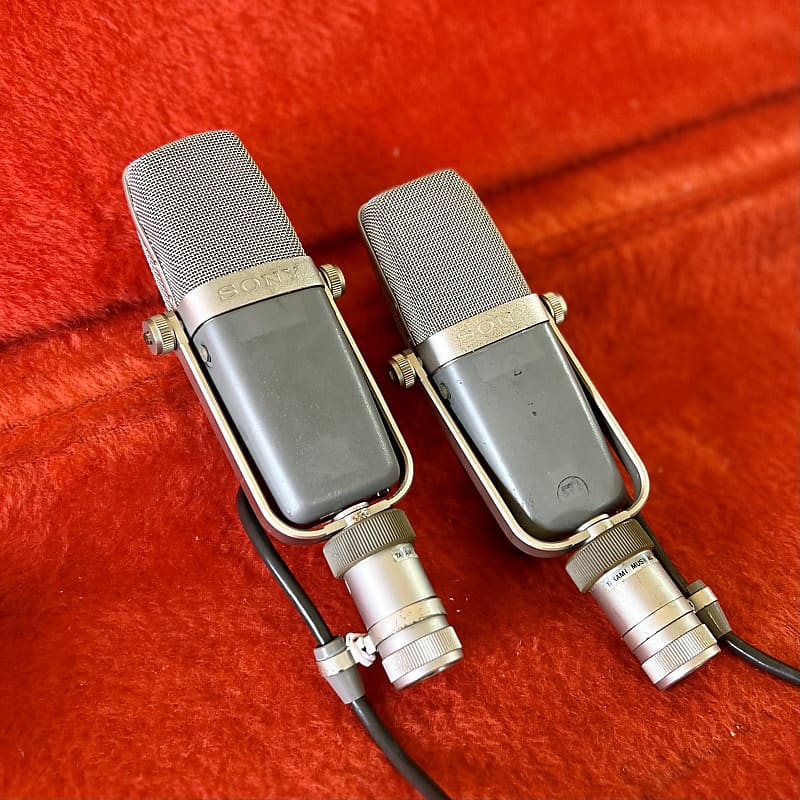 Matched PAIR -Sony C-38B microphone c 1970’s original vintage | Reverb