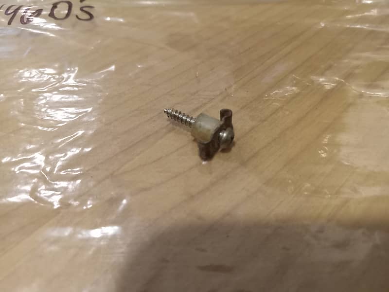 Vintage 1960's Fender Electric Guitar String Tree w/ Spacer, | Reverb