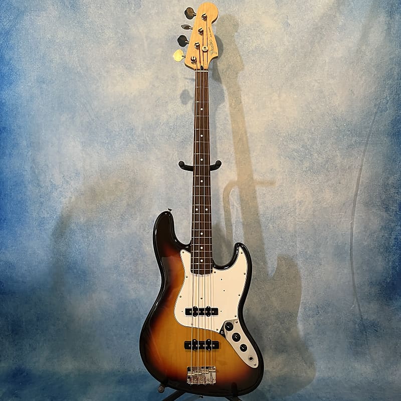 Fender JB-STD Jazz Bass Reissue MIJ 2014 3 Tone Sunburst | Reverb UK