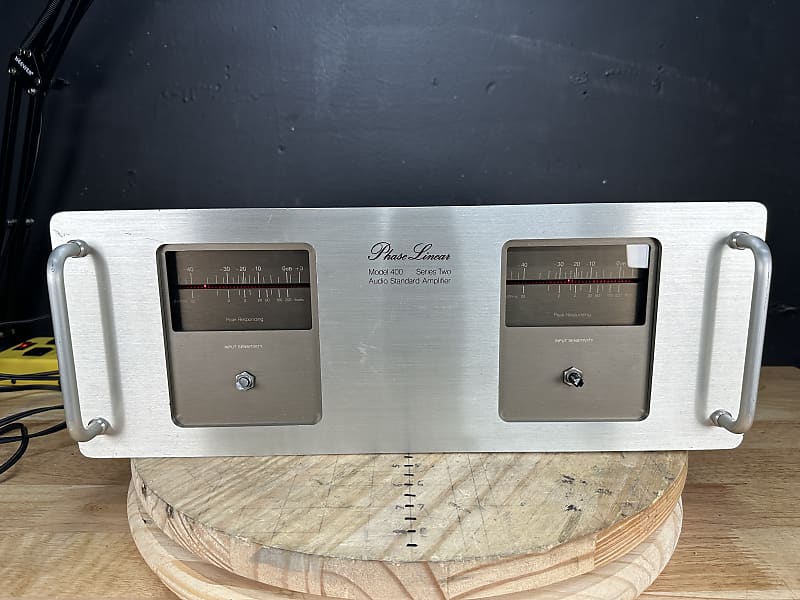 Phase Linear Model 400 Series Two Amplifier - Silver | Reverb