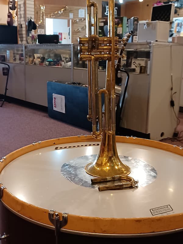 Getzen Eb/F Frumpet mid 1960's - brass | Reverb