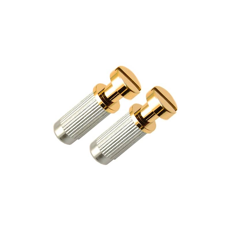 Stop Tailpiece Stud and Insert Set - For USA Guitars-Gold | Reverb