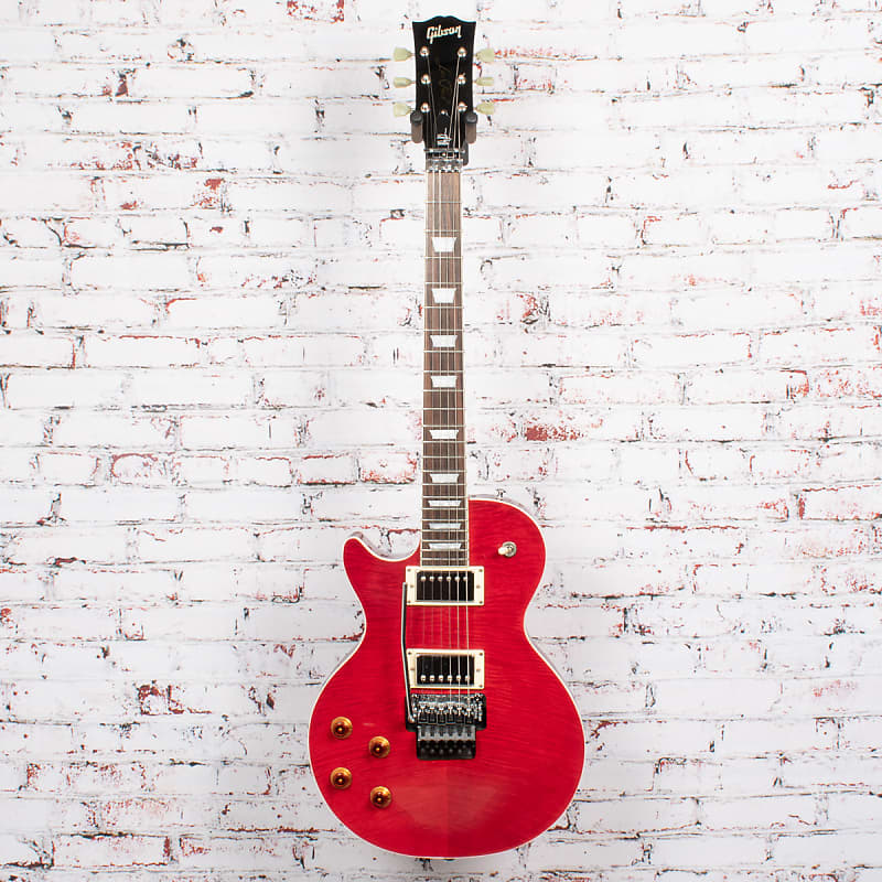 Lifeson Les Paul Style Replica Left-Handed, Trans Red w Lifeson Les Paul Style Replica Left-Handed, Trans Red w