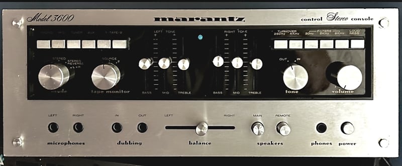 Marantz 3600 Vintage Preamplifier Stereo Control Console With | Reverb