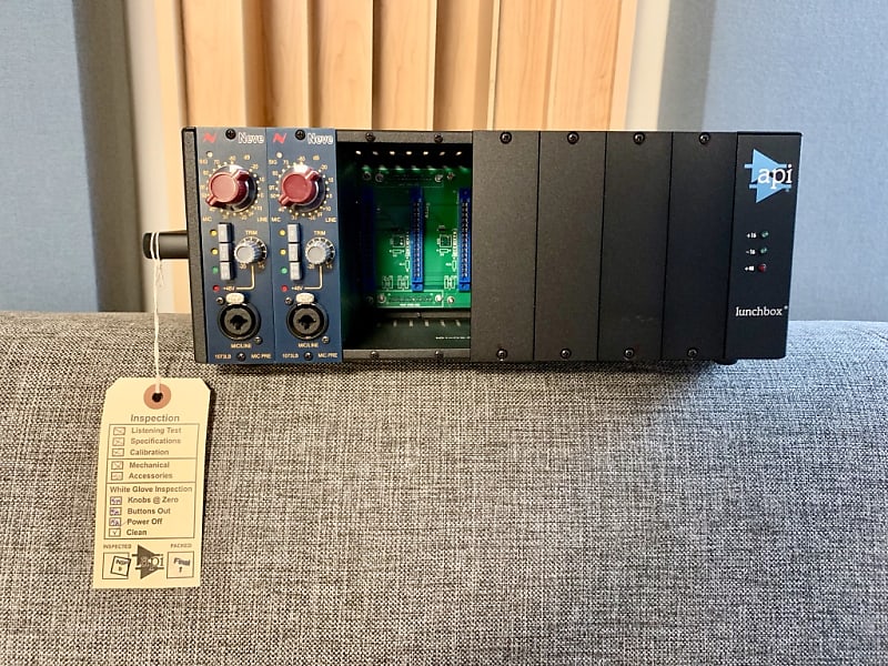 Two AMS Neve 1073LB 500 Series Mic Preamp Modules & API | Reverb