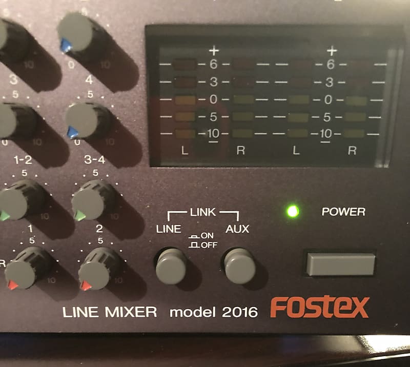 Fostex Model 2016 Rack Mount Line Mixer 1980's | Reverb