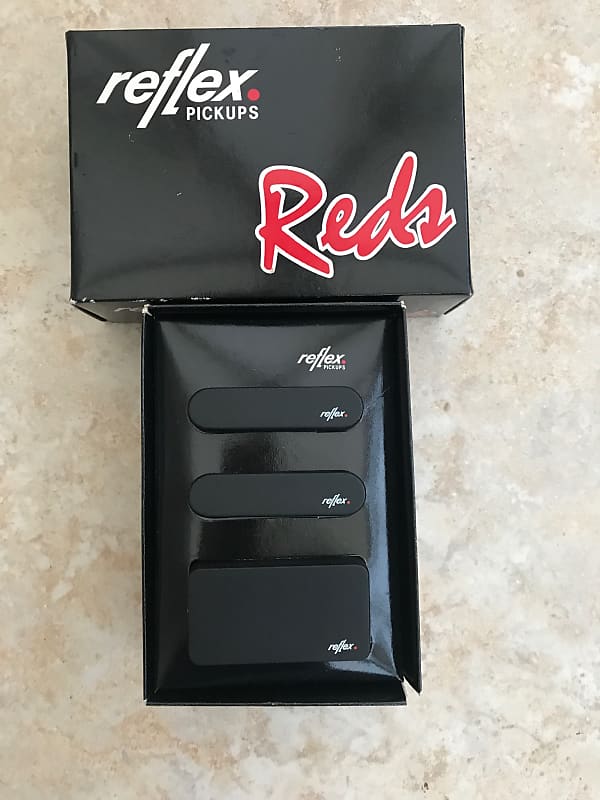 Reflex Reds HSS active pickup set 1992 Black | Reverb UK