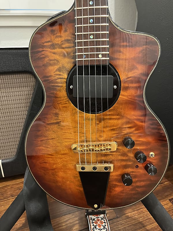 Rick Turner Model 1 2015 - Quilted Maple | Reverb