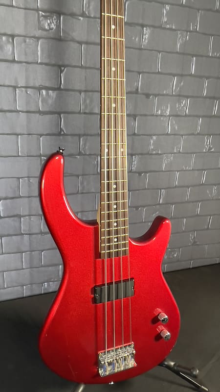 Dean Edge09 4 string bass - Metallic Red | Reverb