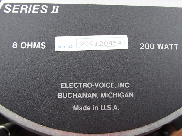 Pair of ‘90s EV Electro Voice EVM-12S Series 2 II Speakers, | Reverb