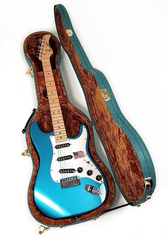 Guitar Case for Fender Strat Stratocaster Telecaster | Reverb