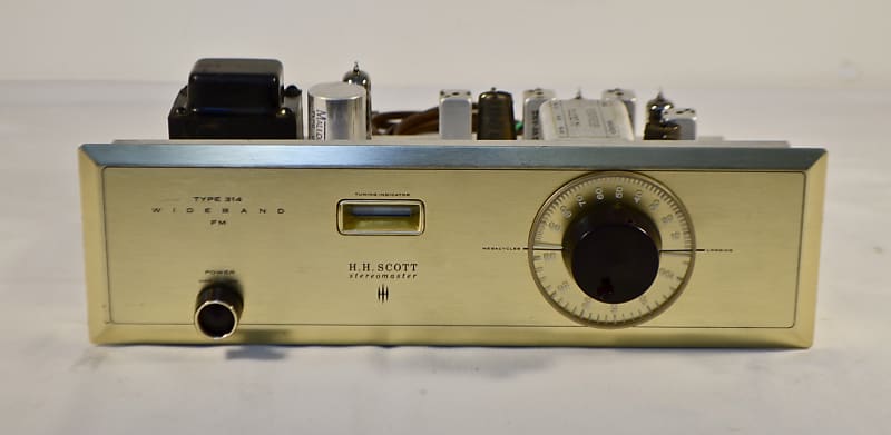 H.H. Scott Type 314 Wideband FM Tube Tuner | Reverb