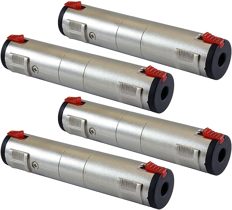 1/4" Locking Female Coupler Adapter Connector - 4 Pack | Reverb