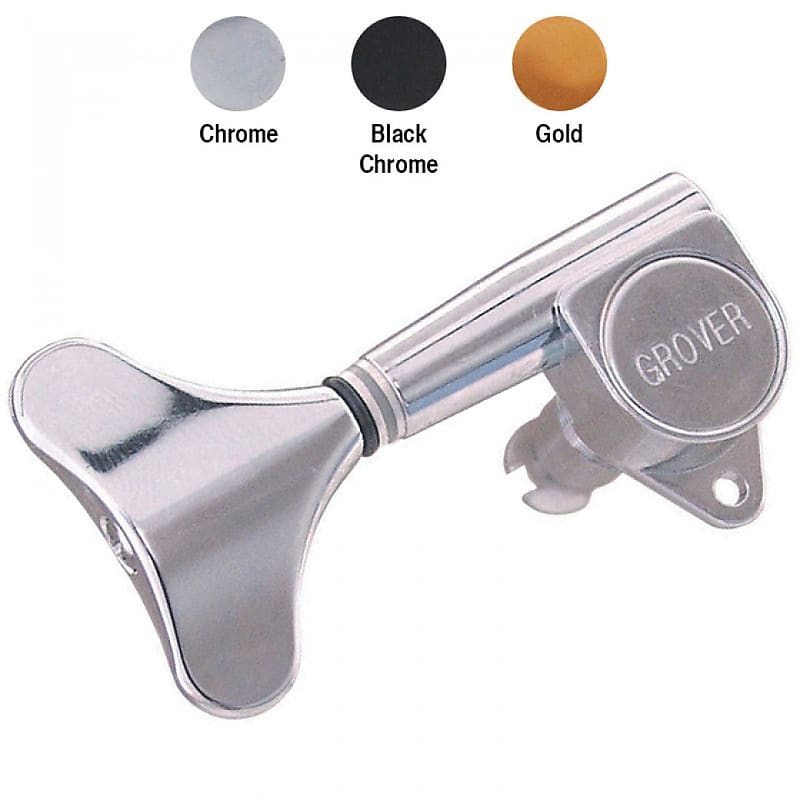 Grover Mini Bass Machineheads ~ 4 in-line ~ Gold | Reverb