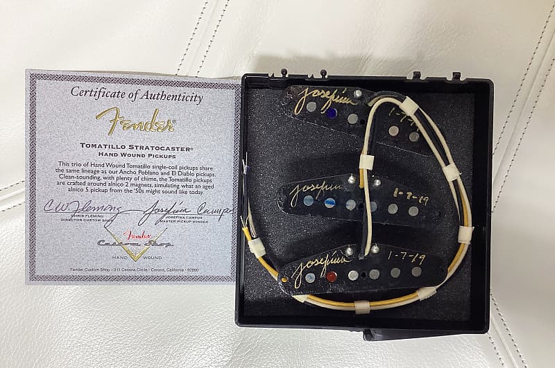 Fender Stratocaster Custom Shop Josefina Campos Tomatillo | Reverb