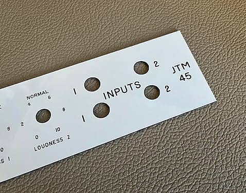 Marshall Reproduction JTM45 Front panel for 1963-1965 amp | Reverb