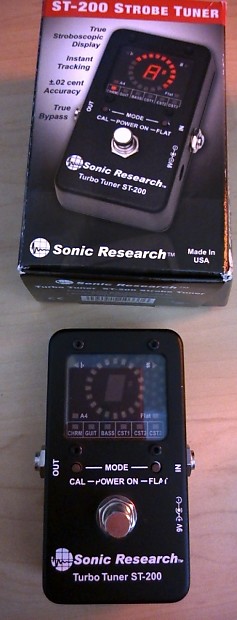 Sonic Research ST-200 Stomp Box Strobe Tuner | Reverb