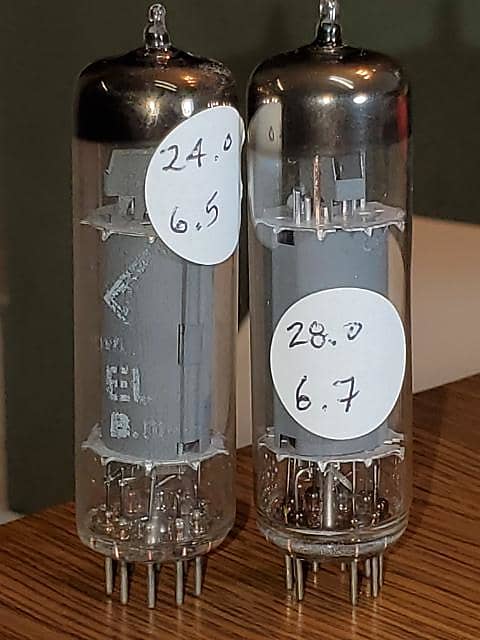 Telefunken 6BQ5/EL84 Matched Pair (2) tube lot MaxiMatcher2 | Reverb
