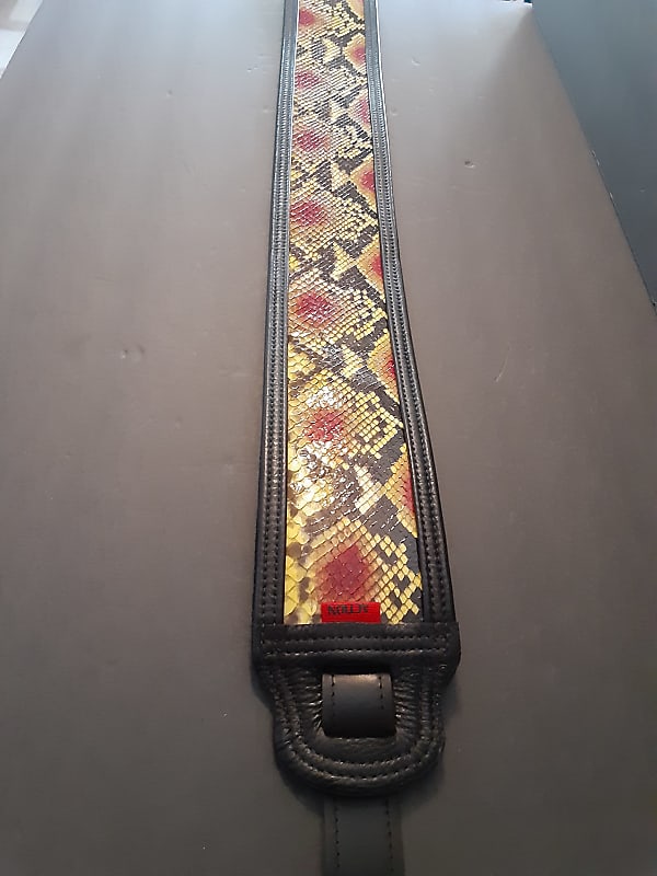 Action 200 Series Strap Leather & Snake Skin by Guitars For | Reverb