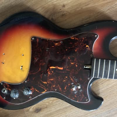 Montgomery Ward Guitar 1970’s - Sunburst | Reverb