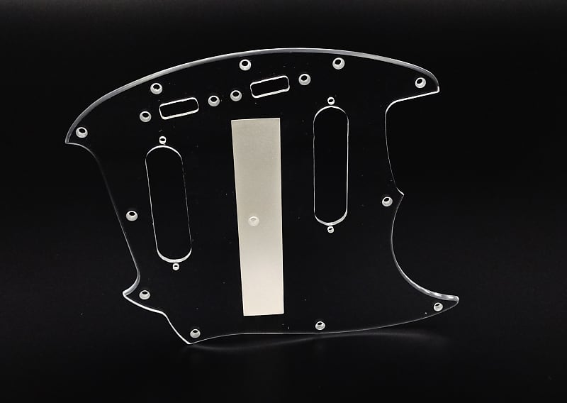 clear acrylic pickguard for us/mex fender standard mustang | Reverb UK