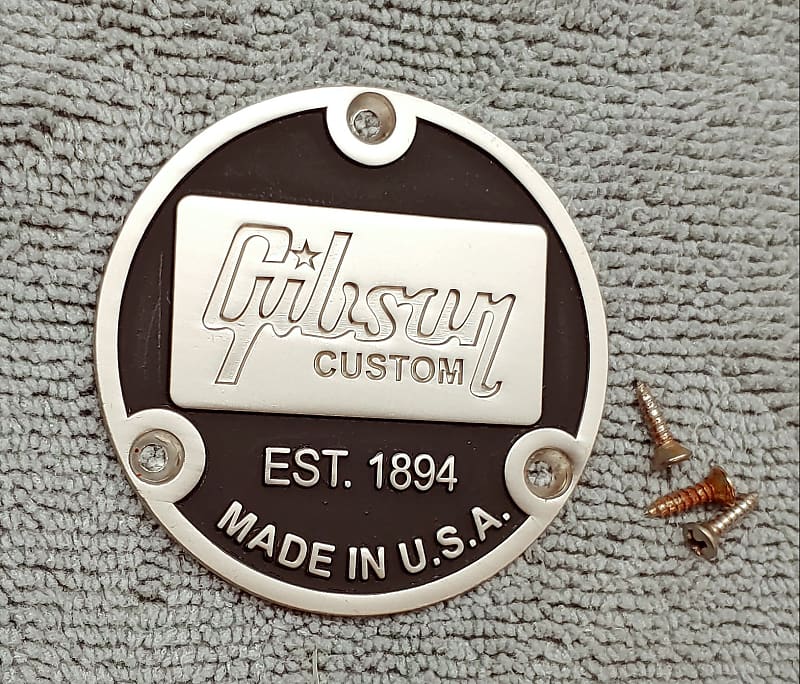 Gibson Les Paul Custom Shop Switch Cover Plate Medallion | Reverb
