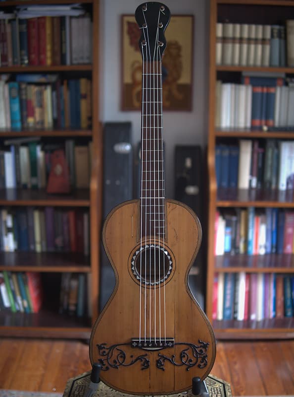 Original Early Romantic Guitar - J.N. Gade 1816 | Reverb