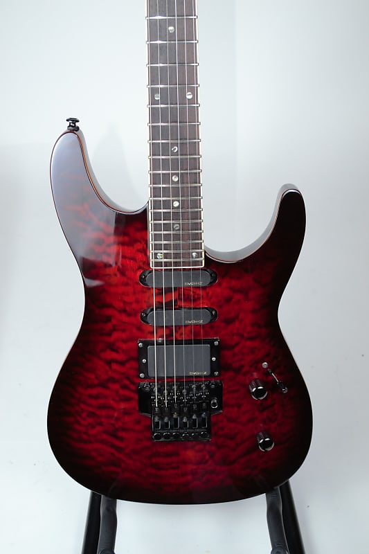 Dean Custom 450s Trans Red Burst 2003-2007 CASE | Reverb