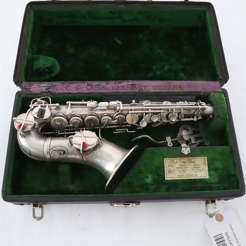 C.G. Conn Curved Soprano Saxophone with Detachable Neck SN | Reverb