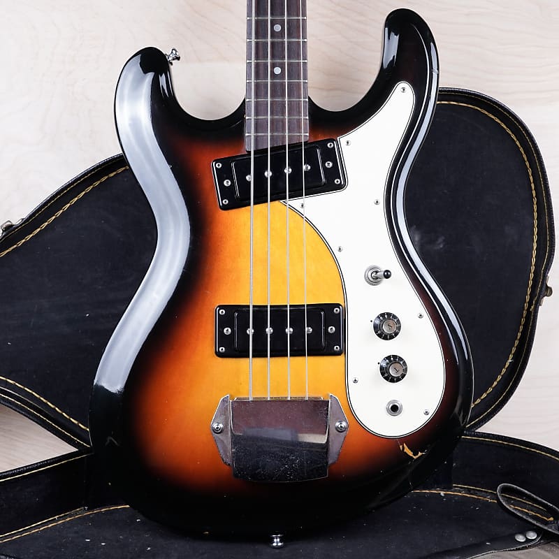 Univox Hi-Flyer Bass MIJ 1970's Sunburst Vintage | Reverb Deutschland