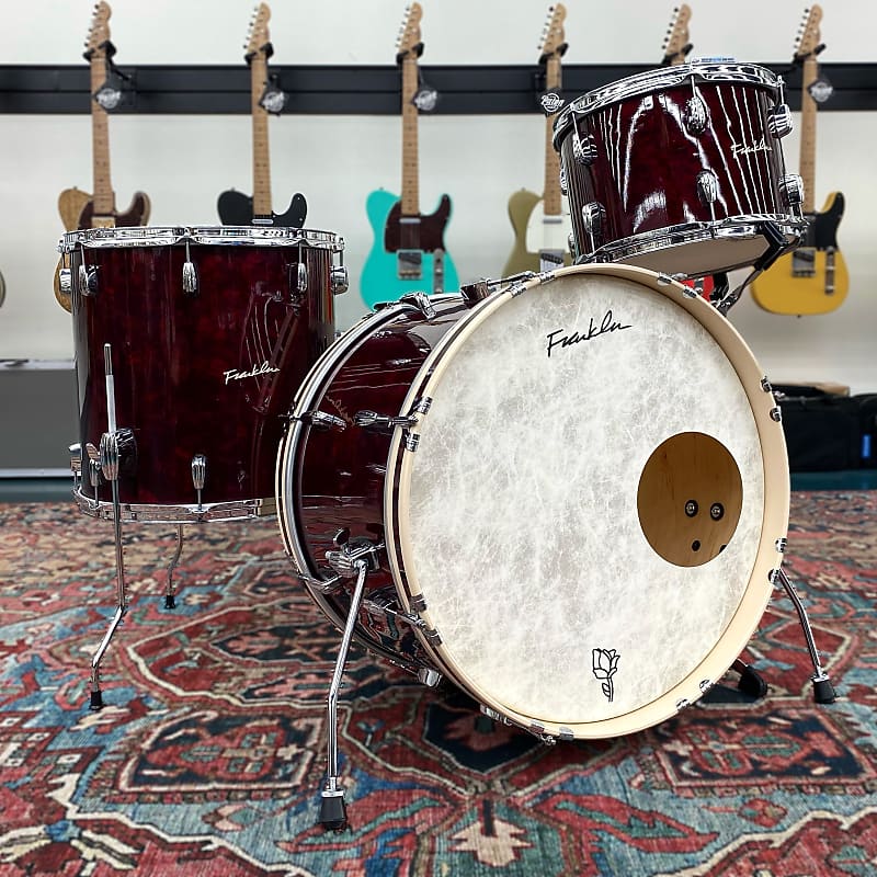 Franklin Drum Company Maple 3pc Shell Kit 13/16/22 - Santa's | Reverb