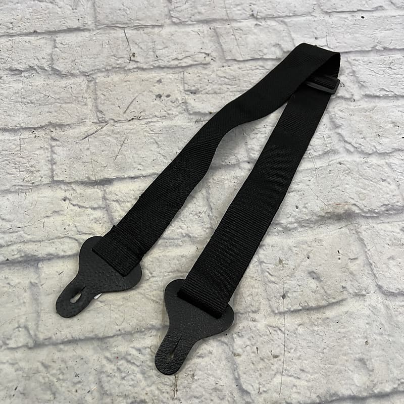 Unknown Black Nylon Guitar Strap | Reverb
